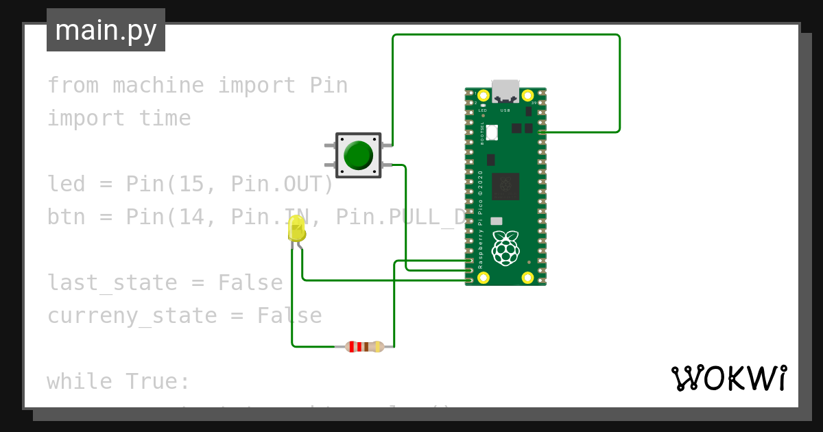 Button2 Wokwi Esp32 Stm32 Arduino Simulator