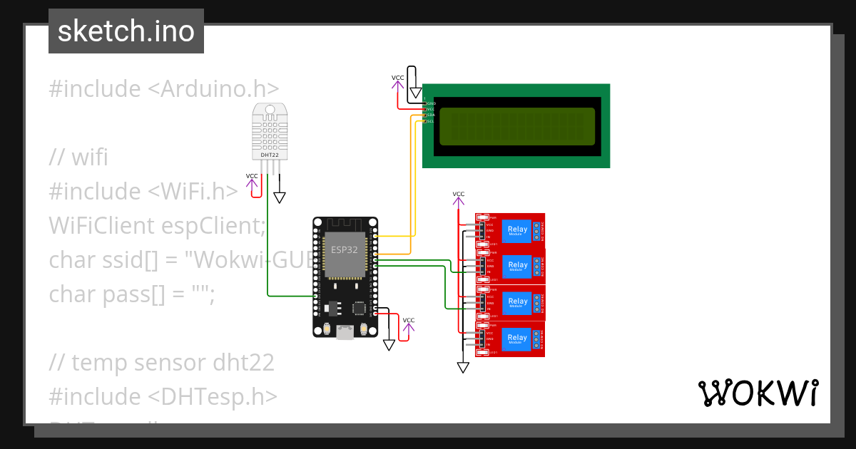 Untitled project - Wokwi ESP32, STM32, Arduino Simulator