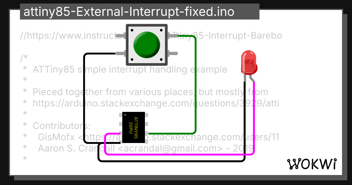attiny85-External-Interrupt-fixed.ino copy - Wokwi ESP32, STM32 ...