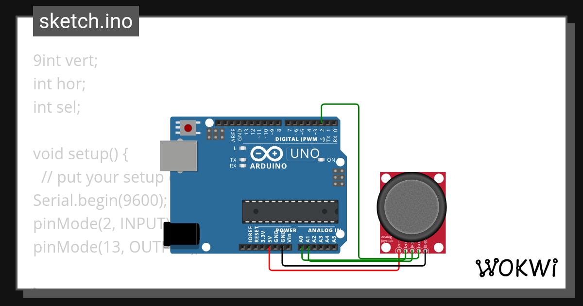 Botão Analógico - Wokwi ESP32, STM32, Arduino Simulator