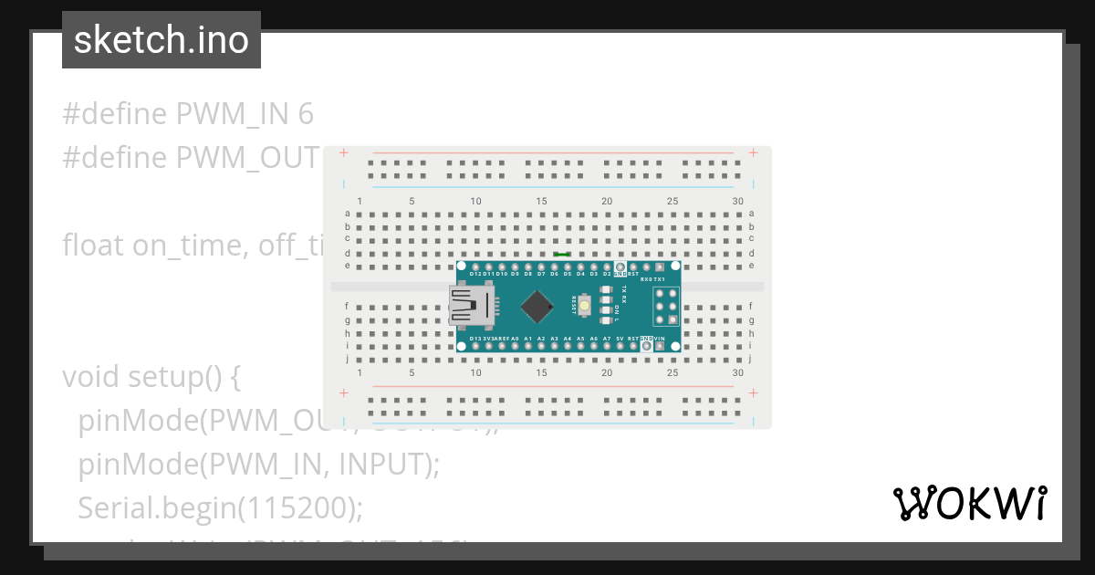 Pwm Wokwi Esp32 Stm32 Arduino Simulator
