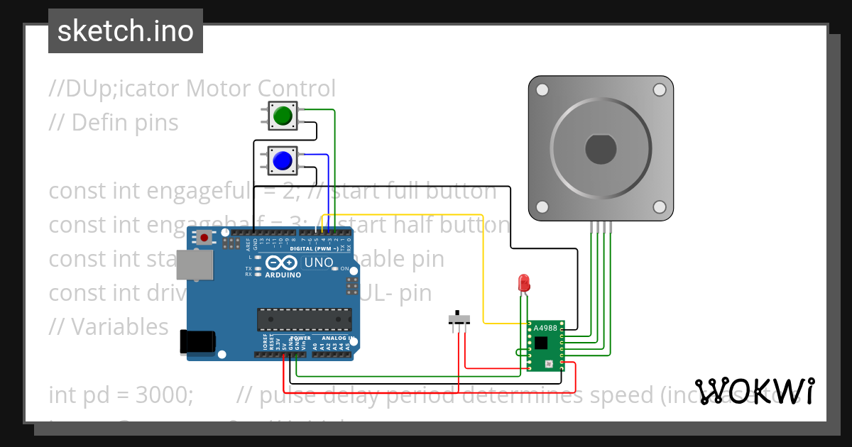 Duplicator Motor Control 2.JAN.2022 - Wokwi ESP32, STM32, Arduino Simulator