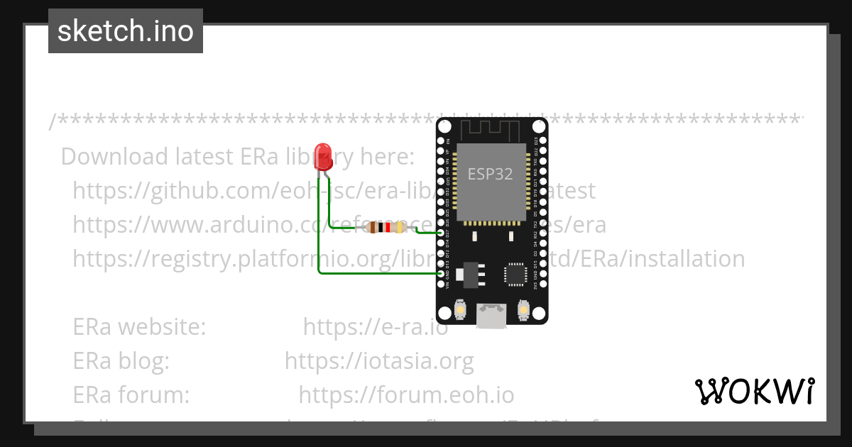 Untitled project - Wokwi ESP32, STM32, Arduino Simulator