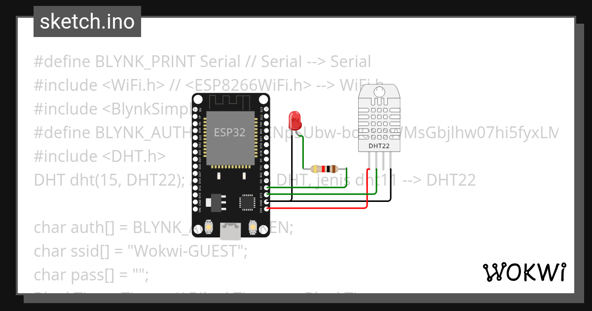 Randy Satrio Utomo - UAS prakt. IOT - Wokwi ESP32, STM32, Arduino Simulator