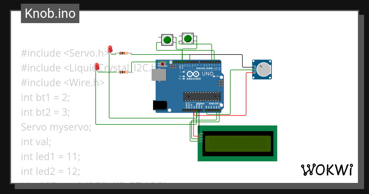 Knob.ino - Wokwi ESP32, STM32, Arduino Simulator