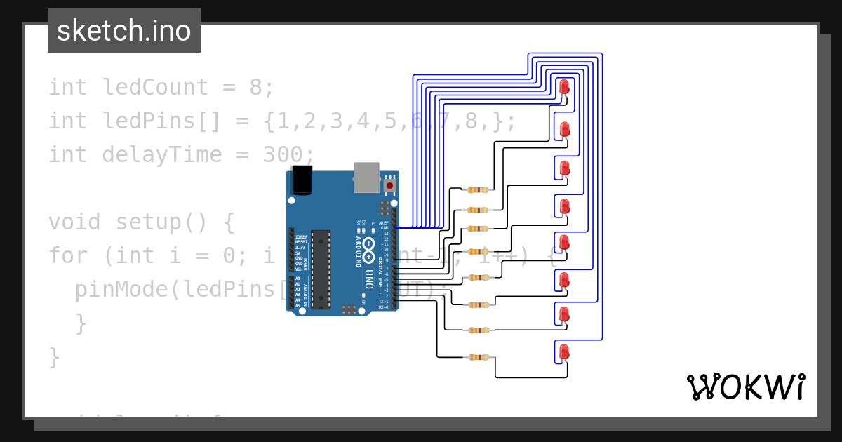 422 ไฟจราจร Wokwi Esp32 Stm32 Arduino Simulator 