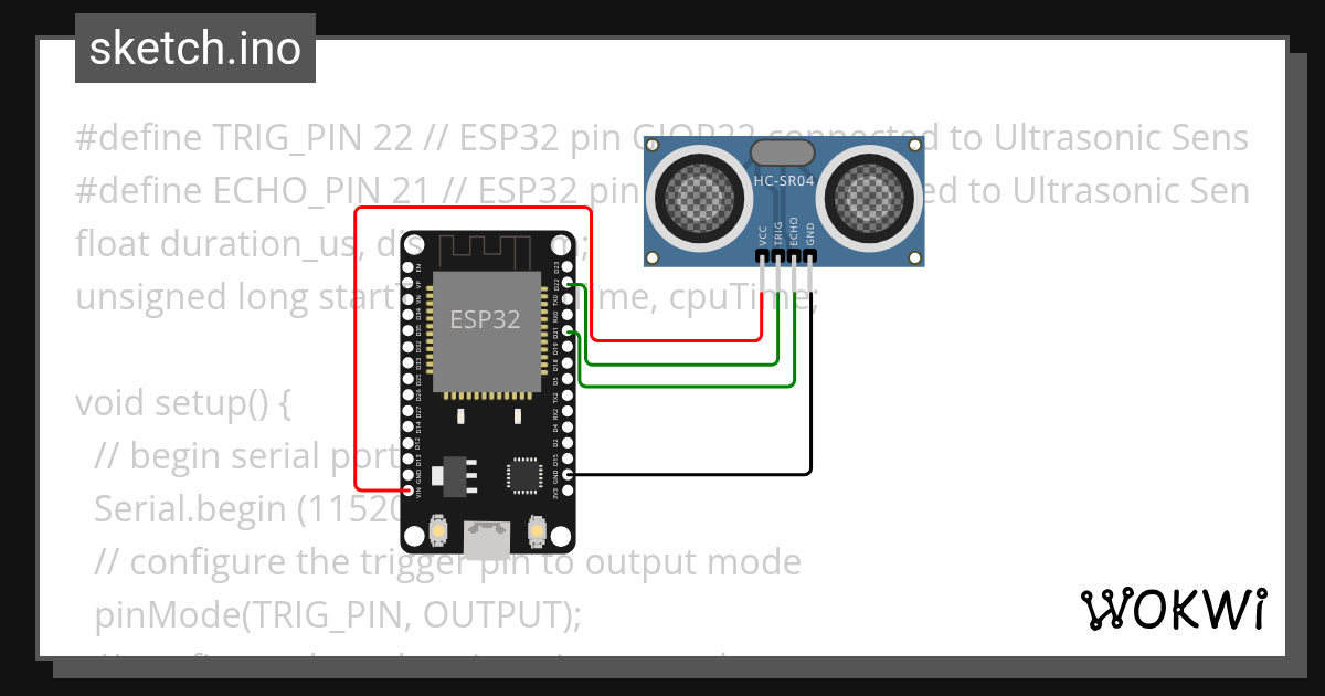 Sensor Task A - Wokwi ESP32, STM32, Arduino Simulator