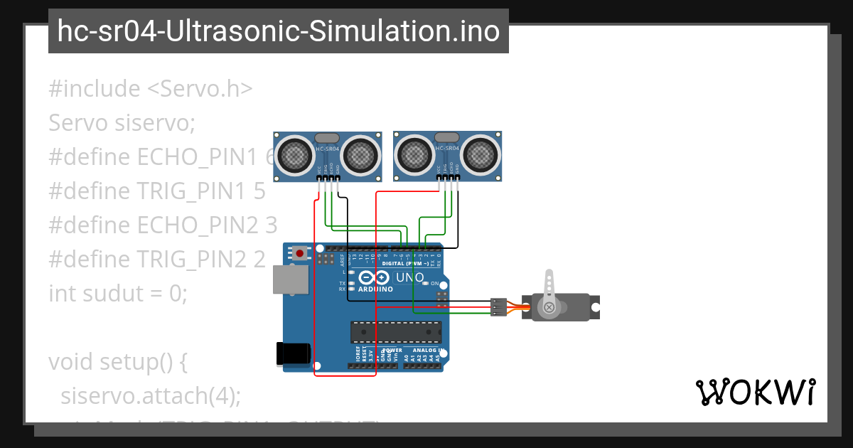 Hc Sr04 Ultrasonic O Wokwi Esp32 Stm32 Arduino Simulator 