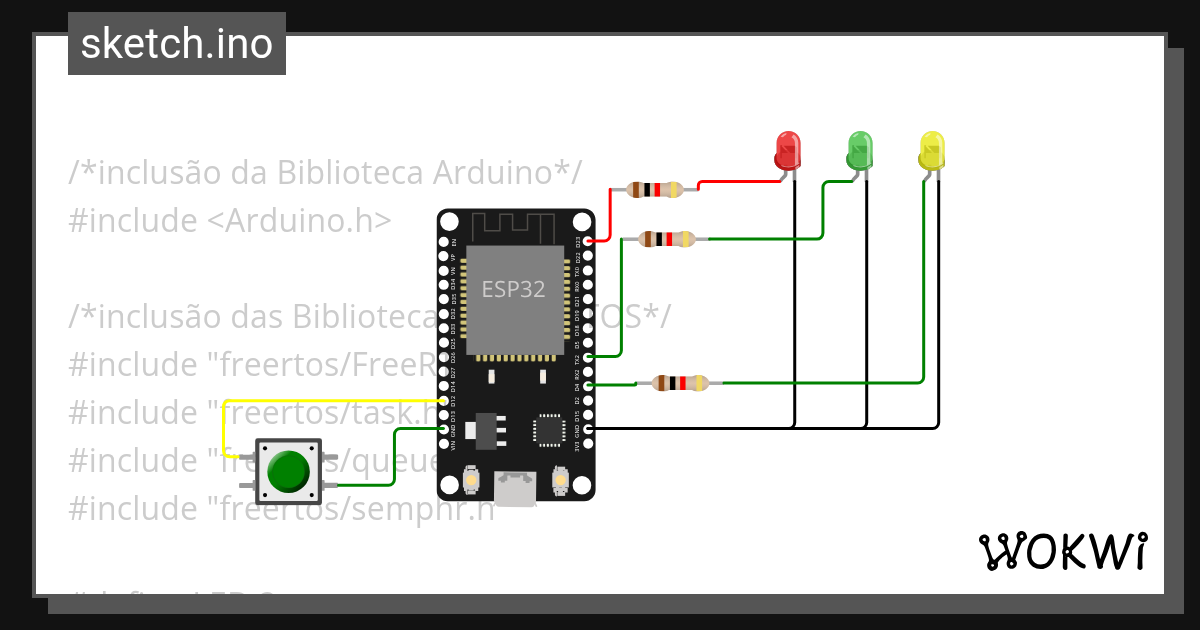 programa3 - Wokwi ESP32, STM32, Arduino Simulator