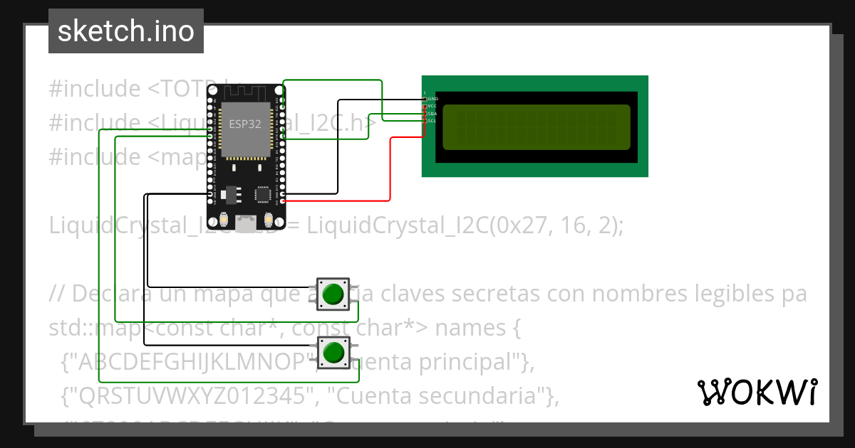 totp - Wokwi ESP32, STM32, Arduino Simulator
