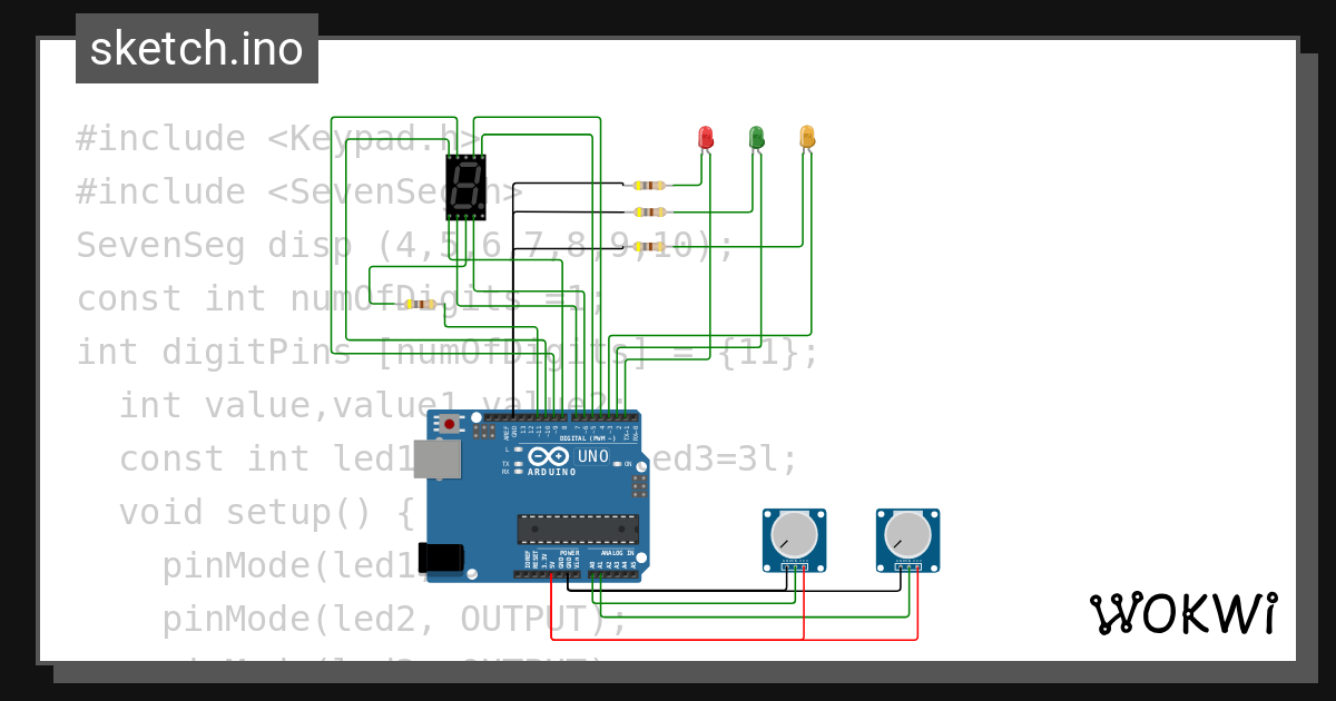 สอบกลางภาค Wokwi Esp32 Stm32 Arduino Simulator 8504