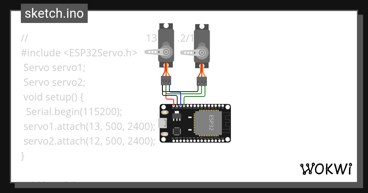 work2 servo - Wokwi ESP32, STM32, Arduino Simulator work2 servo - Wokwi ESP32, STM32, Arduino Simulator