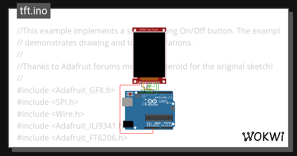 tft value in dictonary "naaim lehakir" copy - Wokwi ESP32, STM32, Arduino Simulator