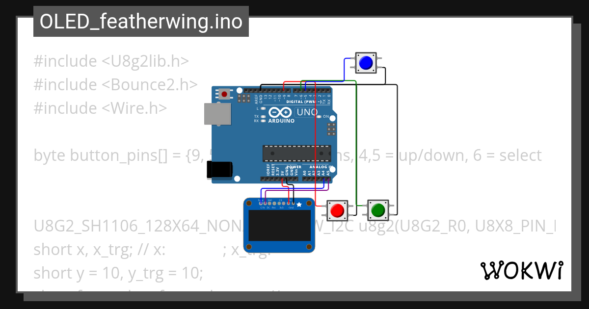 menu test.ino - Wokwi ESP32, STM32, Arduino Simulator