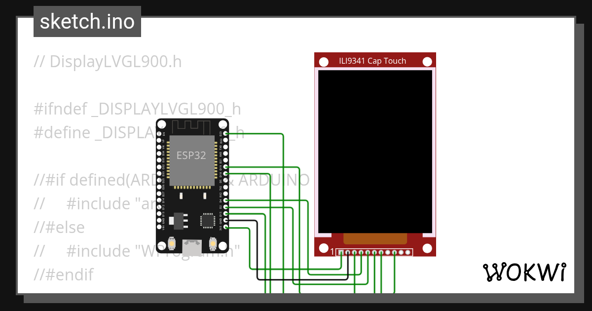 ILI - Wokwi Arduino and ESP32 Simulator