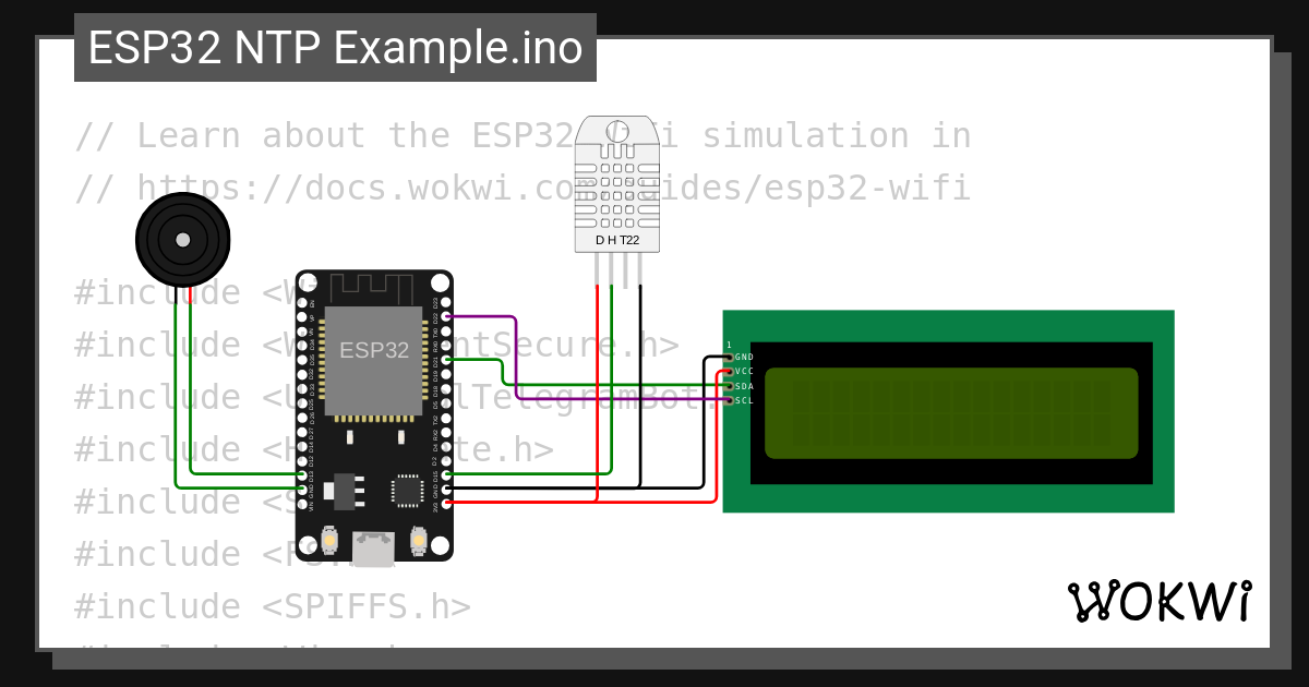 Sıcaklık Takip Sistemi Wokwi Esp32 Stm32 Arduino Simulator 9592