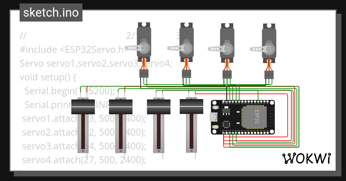 work 3 - Wokwi ESP32, STM32, Arduino Simulator