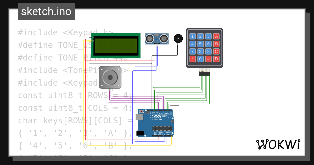 สอบปลายภาค Wokwi Esp32 Stm32 Arduino Simulator 1088