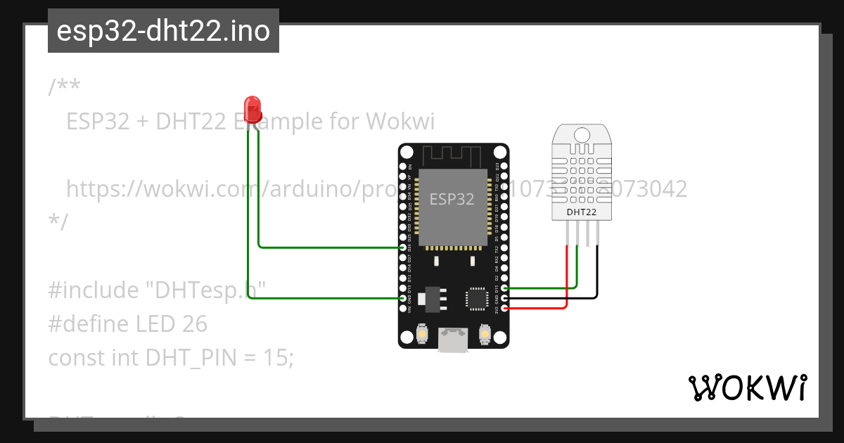 esp32-dht22.ino copy - Wokwi ESP32, STM32, Arduino Simulator esp32-dht22.ino copy - Wokwi ESP32, STM32, Arduino Simulator