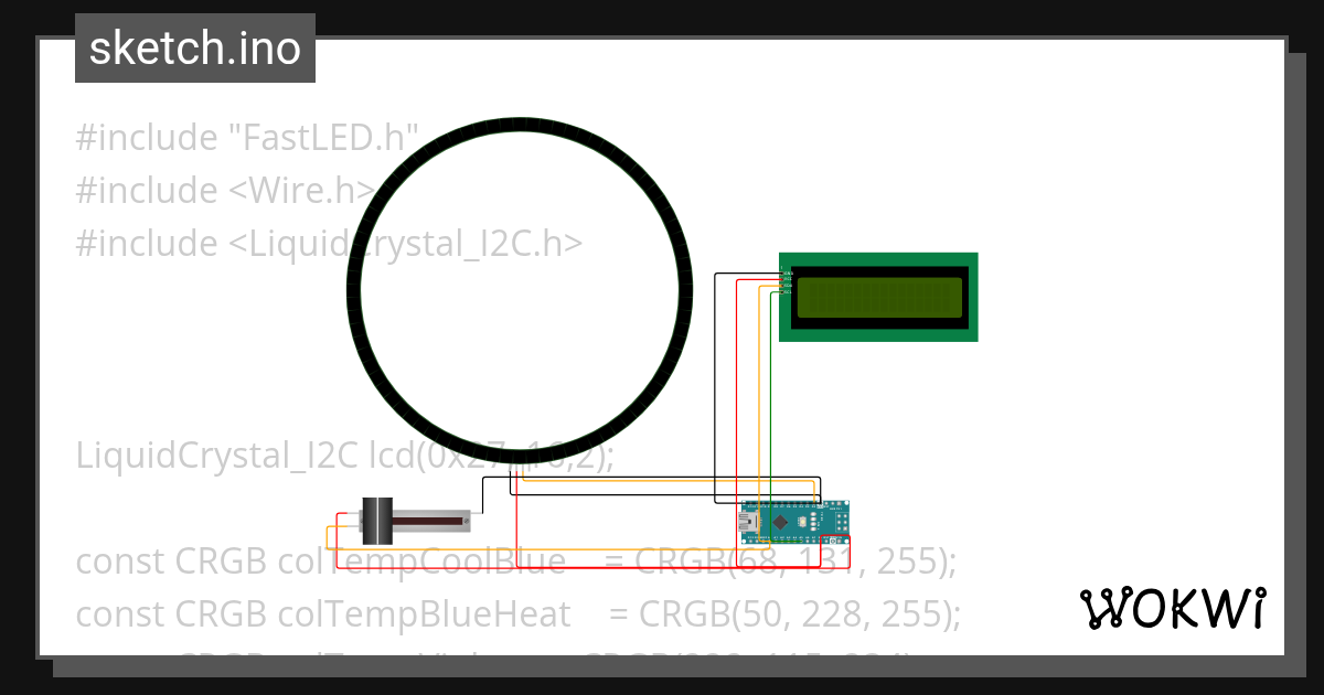 cross fade by amount with noise and FLEX LED and cold to hot pallette ...