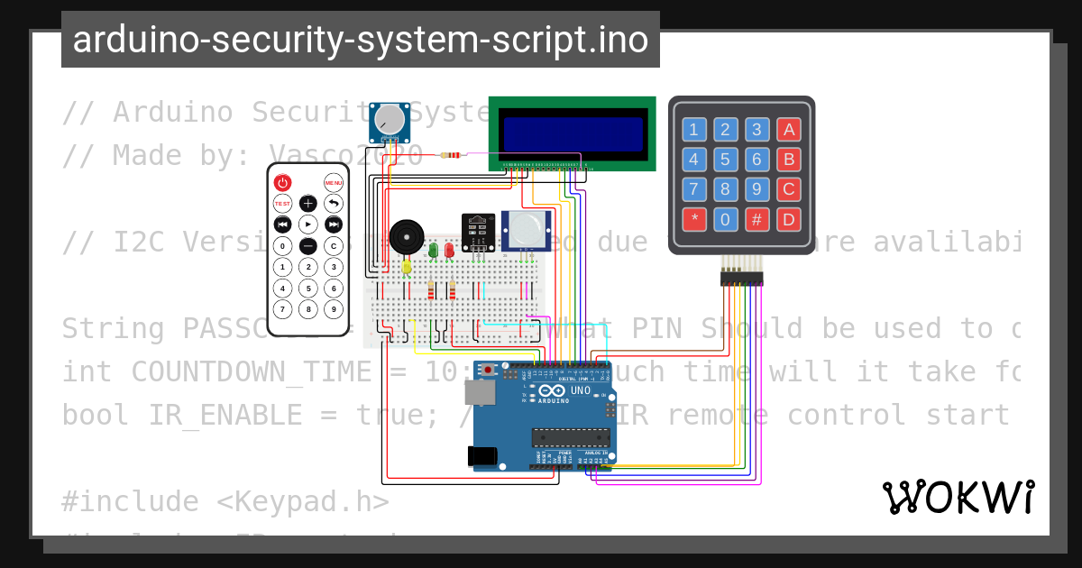 Arduino Security System Lcd1602 Wokwi Esp32 Stm32 Arduino Simulator 6480