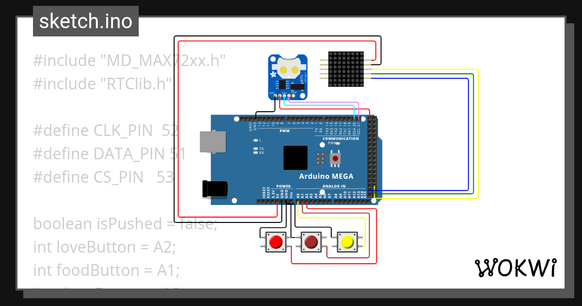 Tamagotchi project - Wokwi ESP32, STM32, Arduino Simulator