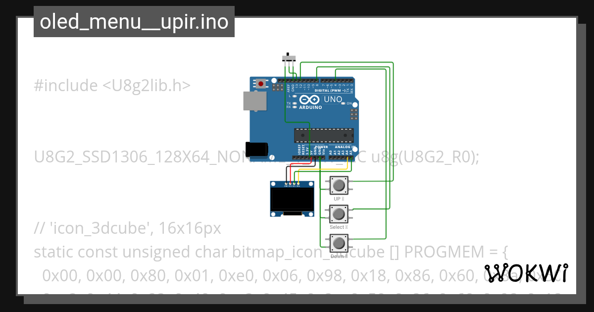 oled_menu__upir.ino copy - Wokwi Arduino and ESP32 Simulator
