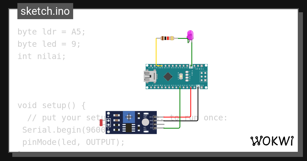 Sensor Ldr Wokwi Esp32 Stm32 Arduino Simulator 5716