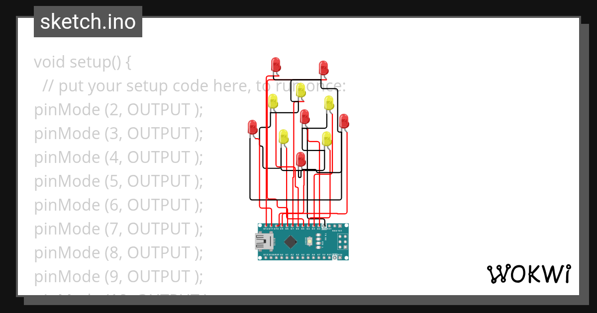 SEQUENCE 1 - Wokwi ESP32, STM32, Arduino Simulator