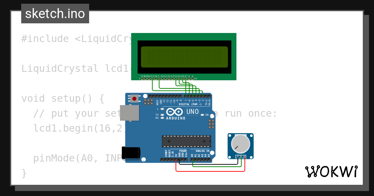 20230109可變電阻 Wokwi Esp32 Stm32 Arduino Simulator