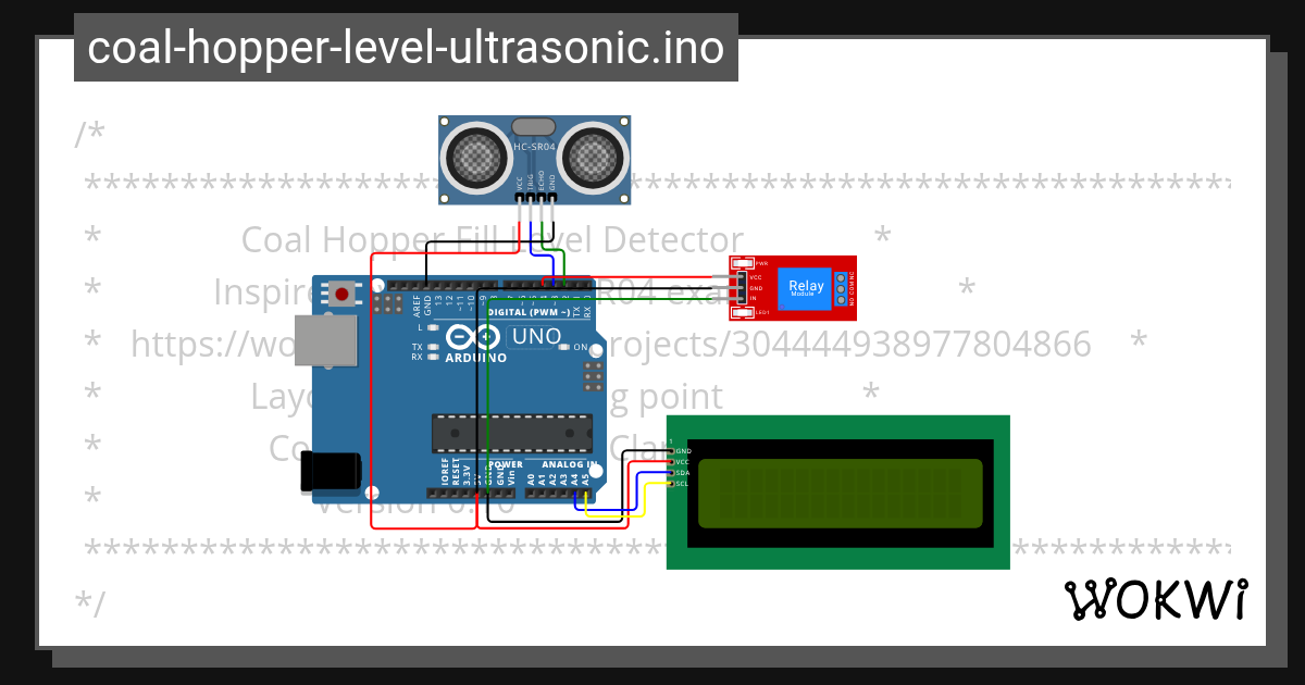 coal-hopper-level-ultrasonic.ino copy - Wokwi ESP32, STM32, Arduino ...