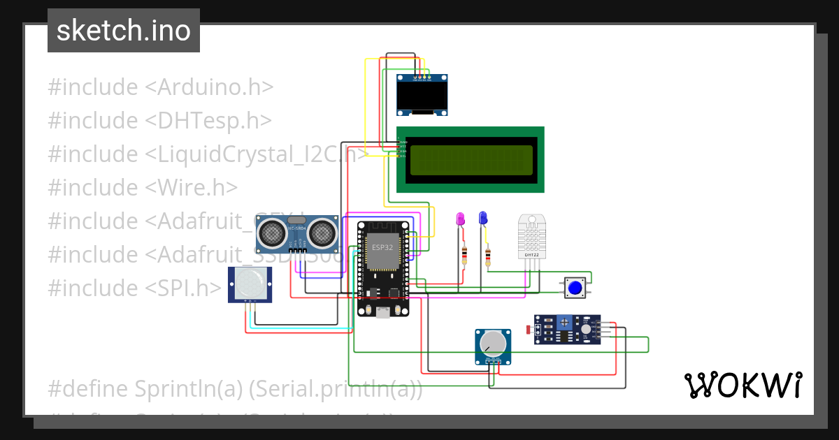 EX11_controltaskdisplayl2&ULSonic - Wokwi Arduino and ESP32 Simulator