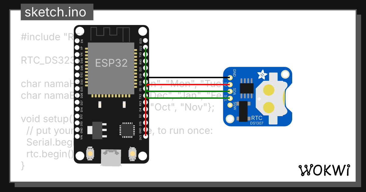 RTC - Wokwi ESP32, STM32, Arduino Simulator