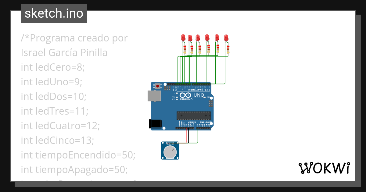 GARCIAPINILLAISRAEL SECUENCIA LEDS - Wokwi ESP32, STM32, Arduino Simulator GARCIAPINILLAISRAEL SECUENCIA LEDS - Wokwi ESP32, STM32, Arduino Simulator