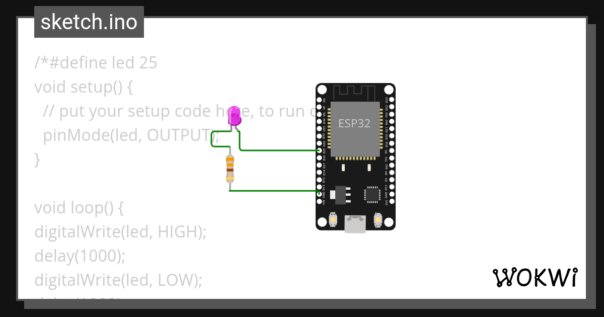 Untitled project - Wokwi ESP32, STM32, Arduino Simulator