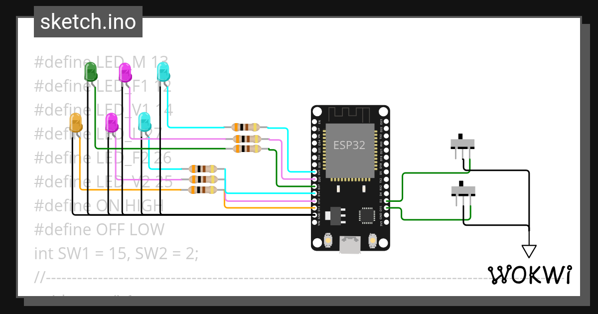 Wokwi - Online ESP32, STM32, Arduino Simulator