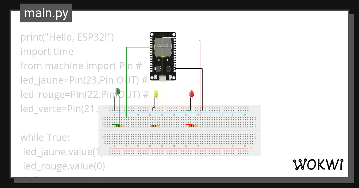 Untitled project - Wokwi ESP32, STM32, Arduino Simulator
