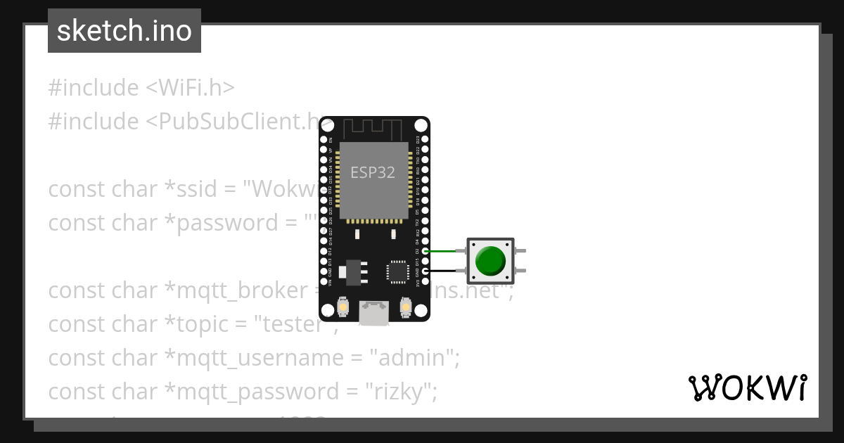 Esp32 Mqtt O Wokwi Esp32 Stm32 Arduino Simulator 2261