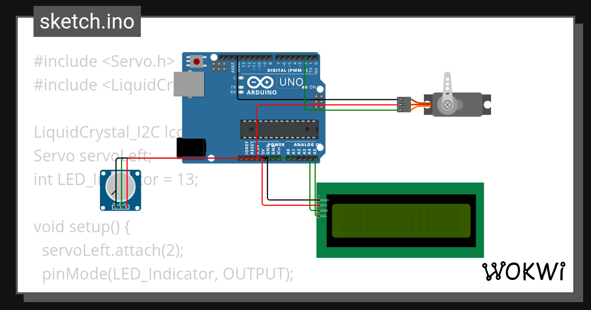 Servo Wokwi Esp32 Stm32 Arduino Simulator