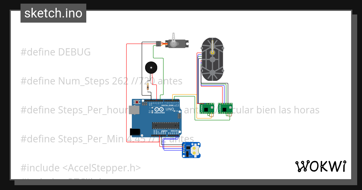 Clock V4 - Wokwi ESP32, STM32, Arduino Simulator
