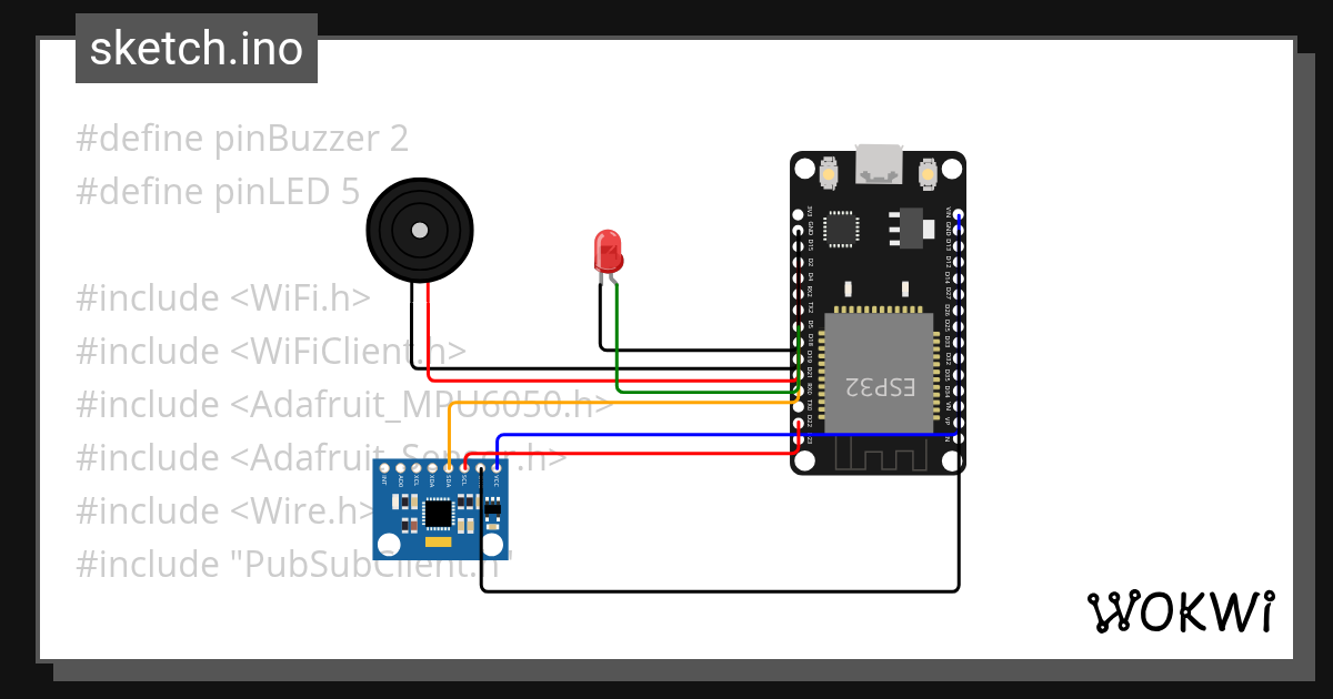 Burjo Pendeteksi Gempa Wokwi Arduino And Esp32 Simulator