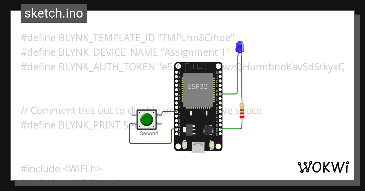 Assignment 1 Wokwi Esp32 Stm32 Arduino Simulator 5907
