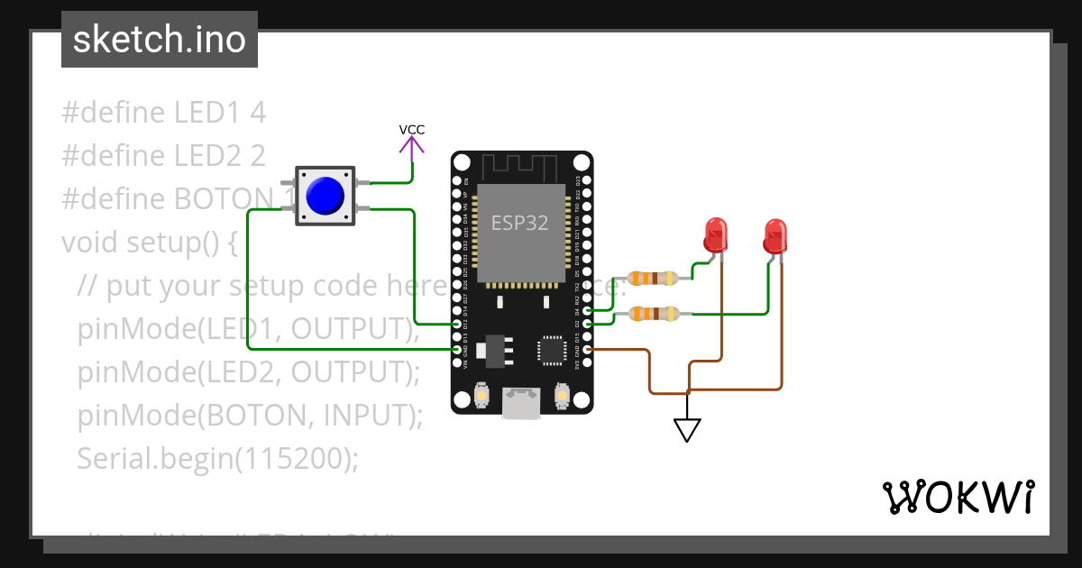 CHALLENGE - Wokwi ESP32, STM32, Arduino Simulator