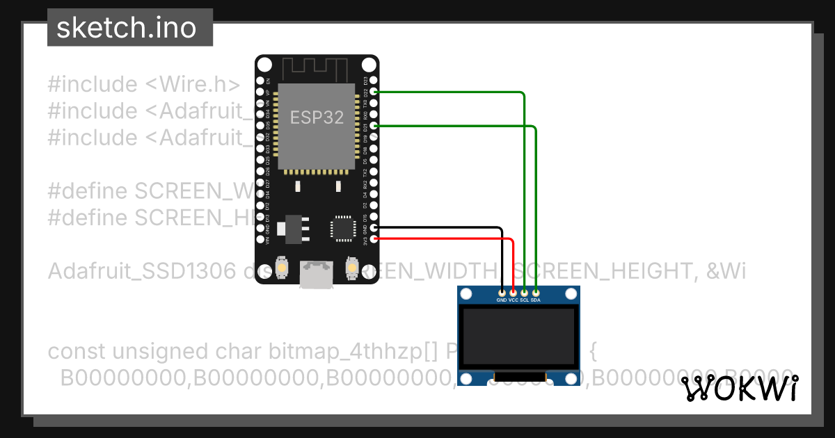 arduino logo oled - Wokwi ESP32, STM32, Arduino Simulator