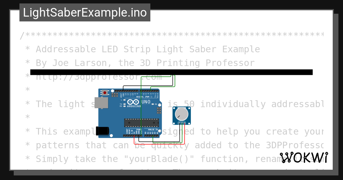 Lightsaber Example Copy Wokwi Esp32 Stm32 Arduino Simulator 