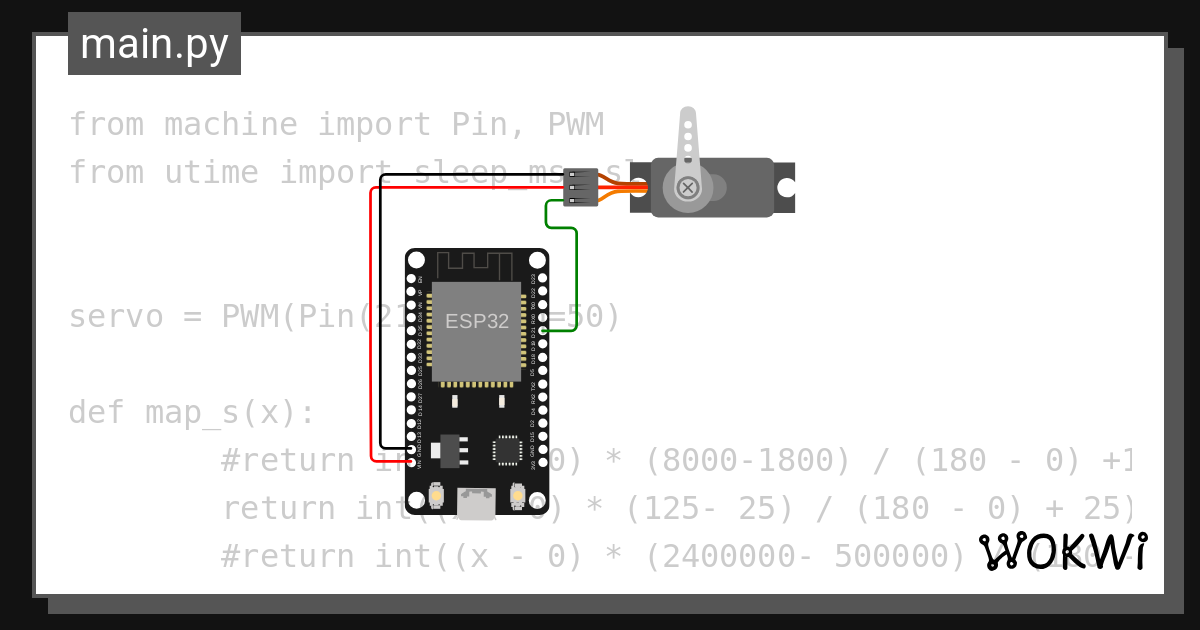 Servo Basico Wokwi Esp32 Stm32 Arduino Simulator
