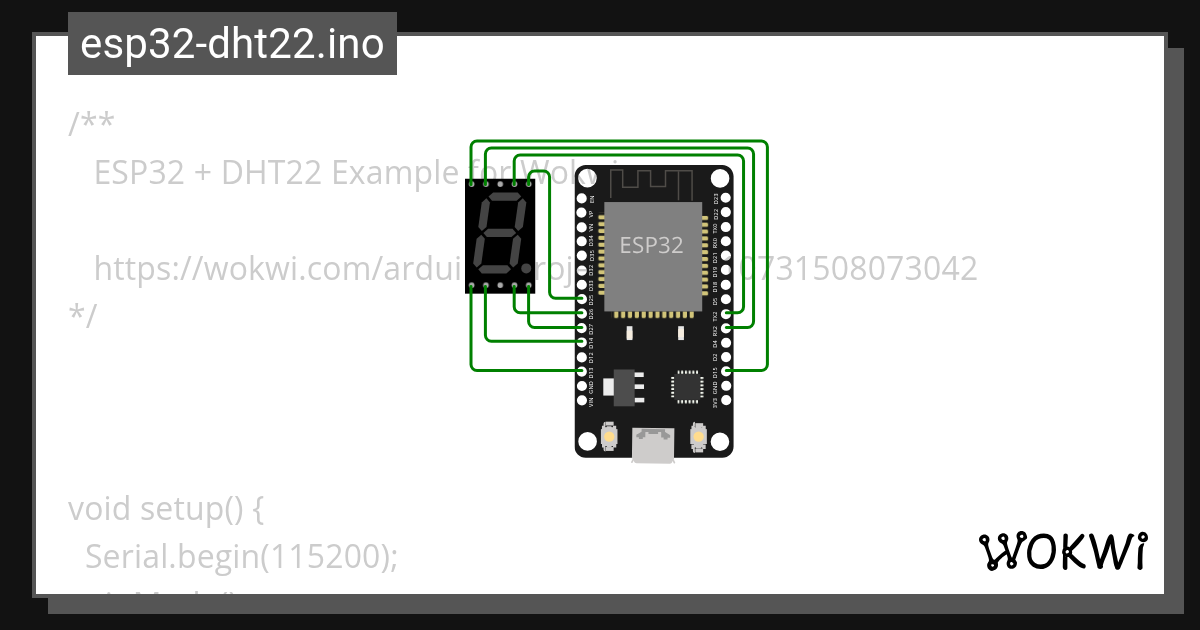 esp32-dht22.ino copy - Wokwi ESP32, STM32, Arduino Simulator esp32-dht22.ino copy - Wokwi ESP32, STM32, Arduino Simulator