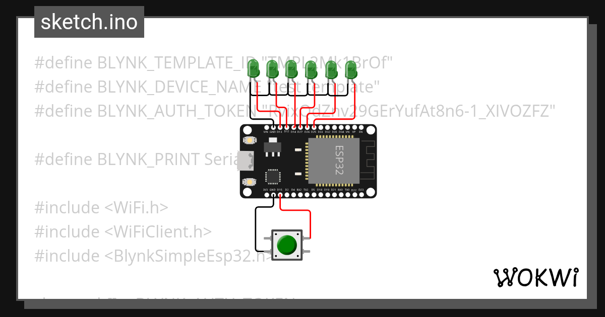 work 6 blynk led switch - Wokwi ESP32, STM32, Arduino Simulator
