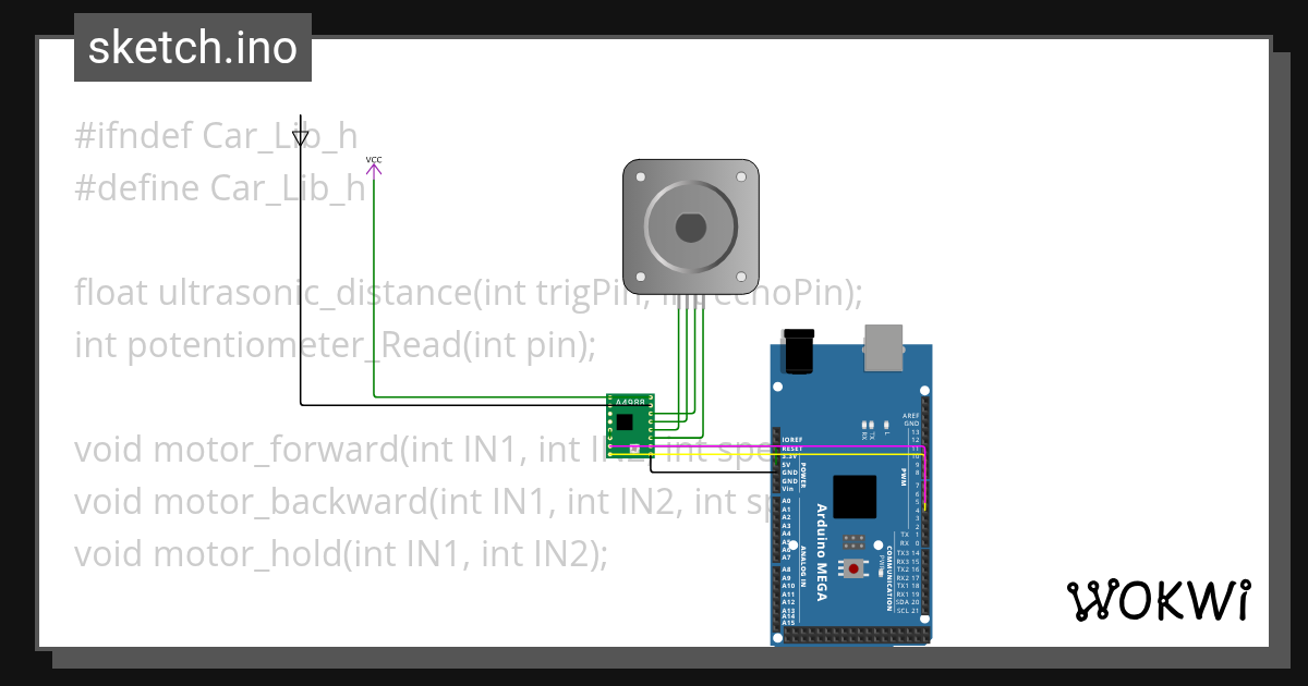 P2, EX3 Motor Control - Wokwi ESP32, STM32, Arduino Simulator