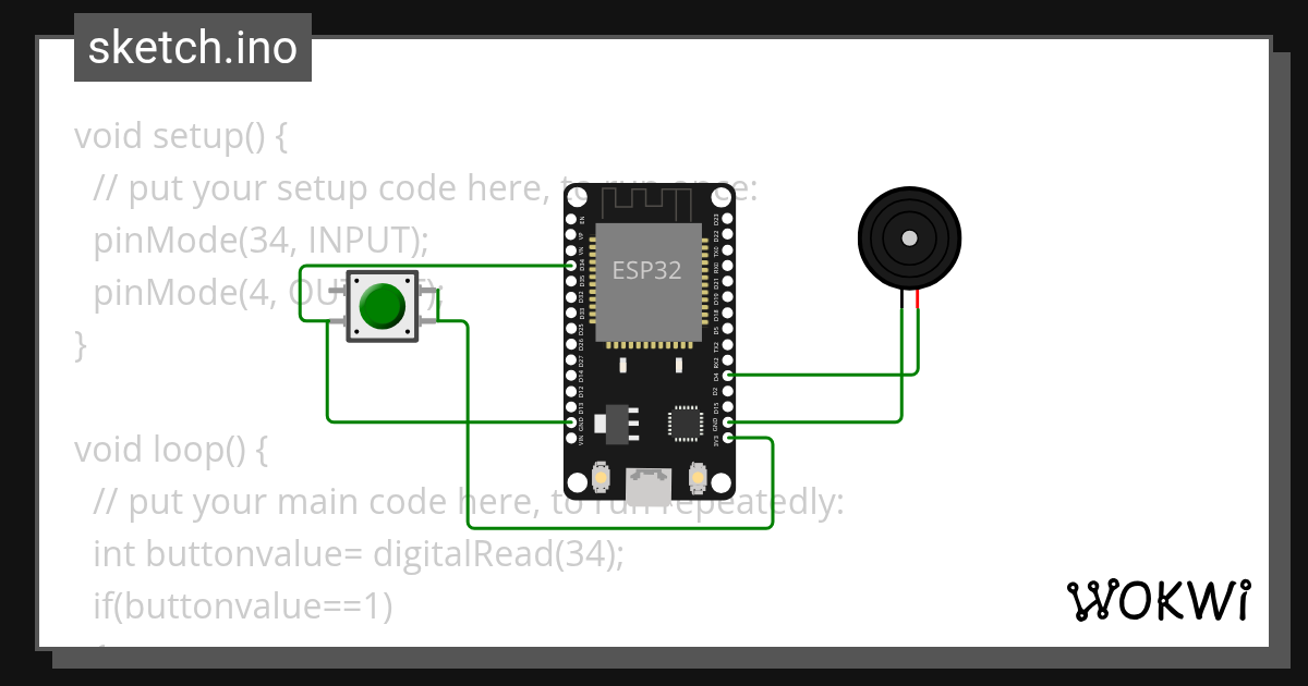 buzzer - Wokwi Arduino and ESP32 Simulator